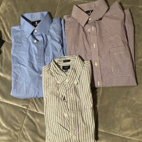 Shirts | 3 Mens Dress Shirts Bundle | Poshmark
